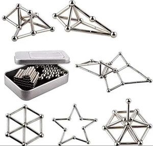 RCHENTERPRISE Magnetic Stick and Ball Set Pack of 36 Magnetic Sticks ...