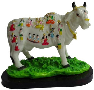 Deesha Planters and Decors Cow Maa Statue Decorative Showpiece - 19 cm ...