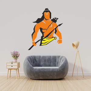 qth 70 cm RAMA COLOUR DESIGN WALLSTICKER FOR LIVING ROOM (50X70) CM ...