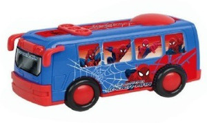 WONDER CREATURES Spider Man Bus Toy Vehicle Pull Along Toys For Kid ...