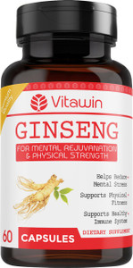 Vitawin GINSENG Capsules For Rejuvenation & Physical Strength, Ultimate ...