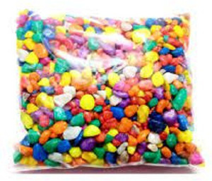 Hanu Multi-colored Aquarium Stones Fish Tank Rocks Natural River Gravel ...