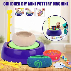 KCCOLLECTION Educational Pottery Wheel KIT Game Set for Kids. | with ...