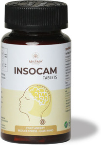 Marma Ayurveda Insocam Tablets for Anxiety, Stress, Fatigue and Tension ...