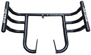 Bullkartzone Front Airfly Leg Crash Guard Full Black For Bullet Bike ...