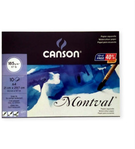 Flipkart.com | Canson Montval MSA4 Unruled A4 185 gsm Watercolor Paper ...