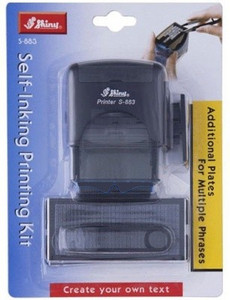 SHINY S-883 Self Inking Stamp Printing Kit DIY Set Self-Making Price in ...