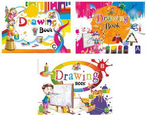 Drawing Book for Children- Set of 3 - 3 Different Drawing Book for ...