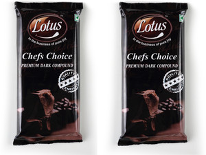 Lotus Chocolate Compound Dark (500 g each) Bars Price in India - Buy ...
