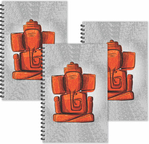 ESCAPER Stone Lord Ganesha Diaries Cloudy (Ruled - A5 Size - SUPER ...