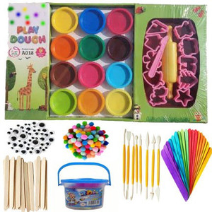 anjanaware Play Dough Set / clay set for kids / modling clay set / clay ...