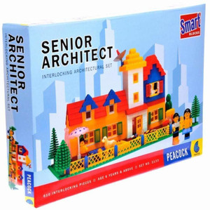 Peacock Lodestone Senior Architect Smart Block Set, 610 Pieces ...