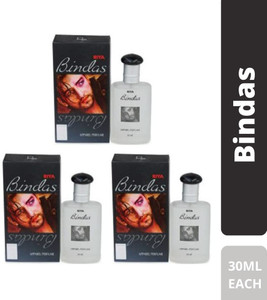 Buy RIYA Bindas Black Perfume 30ML Each (Pack of 3) Eau de Parfum - 90 ...