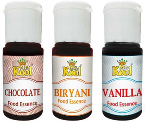 Mr.Kool Liquid Rich Food Essences Flavours 20ml each | Vanilla,Biryani ...