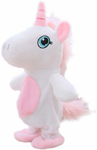 Amaflip Interactive Cute Unicorn Plush Toy Talking and Walking for Boys ...
