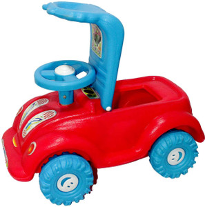 FULLY Baby Ride on Car Push Back Car with Under Seat Storage and Beep ...