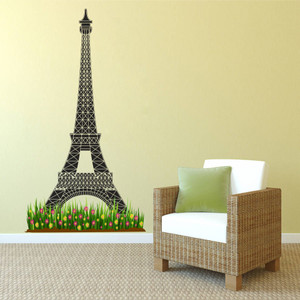 StickerYard 114 cm Eiffel Tower Paris Self Adhesive Sticker Price in ...