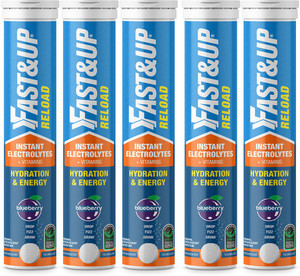 FAST&UP Reload Hydration & Energy Drink With Electrolytes Effervescent ...
