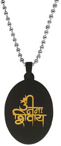 M Men Style Lord Shiva Om Namho Shivay Mahadev Temple Jewelry Locket ...