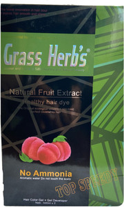Grass Herbs Natural Fruit Extract Healthy Hair Dye , Black , NATURAL ...