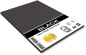 Flipkart.com | LRS Black Sheet A3 Unruled A3 250 gsm A3 Paper - A3 Paper