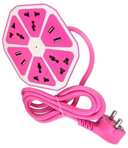 Casa Tech 4 USB/Outlet Ports, Multi purpose Multi socket Hexagon socket ...