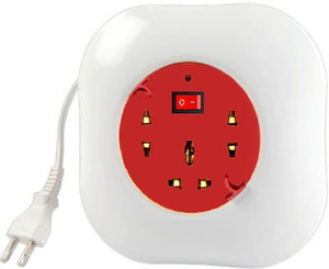 FLANKER Round Extension Board, 7 mtr long wire 3 Way and 1 switch with ...