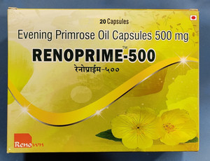 Renown | RENOPRIME 500 | EVENING PRIMEROSE OIL CAPSULES 500 MG (20 ...