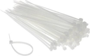 impression 200X3.6 mm NYLON ZIP WIRE ORGANISER STANDARD FLEXIBLE SELF ...