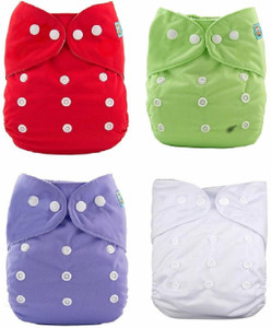 vsol All In One Size, Washable, Reusable, Adjustable, Solid Color ...