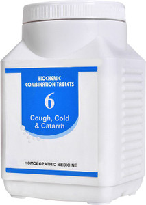 Bakson's Homoeopathy Biochemic Combination Tablets # 6 (Cough, Cold ...