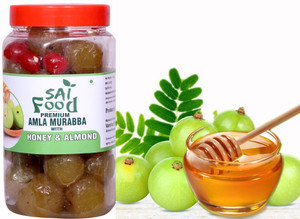 SAI Food Homemade Organic Premium Amla Murabba with Honey & Almond ...