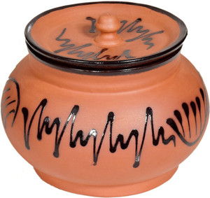 All Desi Clay Pot Terracotta Cooking Gas Dahi Earthenware Biryani ...