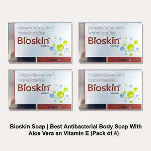 BIOSKIN Soap | Best Antibacterial Body Soap With Aloe Vera an Vitamin E ...