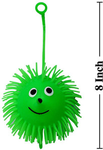 Pepino Super Flashing Puffer Ball Toys Squishy Smiley Face Balls ...