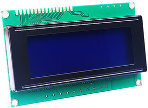 ROBOTONICS INDIA ROBOTONICS INDIA 20X4 LCD Display Module Blue Backlite ...