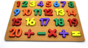 VIHANA CREATIONS board 123 for kids for education Educational Board ...