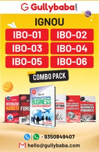 Gullybaba IGNOU M.Com IBO-1|IBO-2|IBO-3|IBO-4|IBO-5|IBO-6 In English ...
