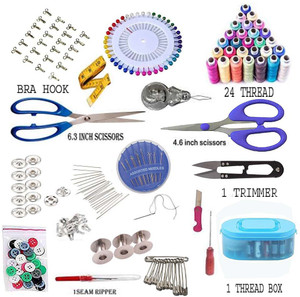 Macaw Thread Box With All Sewing Accessories - Sewing Tailoring Kit ...