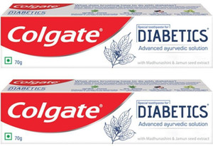 Colgate Diabetics Advanced Ayurvedic Solution Toothpaste 70g (Pack Of 2 ...