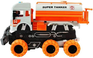 WONDER CREATURES Friction Powered Realistic Super Oil Tanker Toy with ...