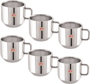 NIRLON Pack of 6 Stainless Steel DOUBLE WALL STAINLESS STEEL TOOL TIP ...