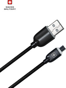 SWISS MILITARY Micro USB Cable 2 A 1 m Fast Charging 1.2 Mtr USB ...