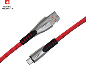 SWISS MILITARY USB Type C Cable 2 A 1.2 m Snake Pattern KNROC - SWISS ...