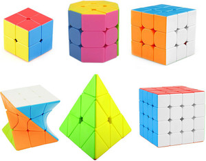 QWICK CLICK Extremely Smooth Cube 2x2, 3x3, 4x4, Octa 3x3, Twisted ...