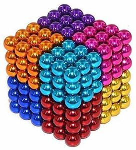 JVTS 5MM Multicolor Magnetic Balls Magnet Toys Sculpture Building ...