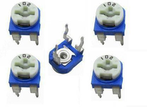 Inifinity Goods 1K(102) ,5PCS,DIP,SINGLE TURN,VARAIBLE RESISTOR,PRESET ...