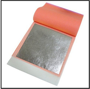 Nature's Bridge Chandi Vark / Edible Silver Leaf - (50 Leaf) Jumbo ...