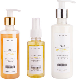 SUFFDerma -Suffuse Face Care Head Shots Oil + Anti Dandruff Shampoo ...