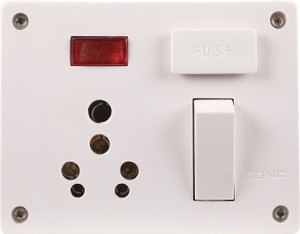 CONA Gold 2356 5 in 1 Combine 6/16A with Junction Box, Fuse & Indicator ...